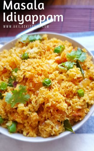 Masala Idiyappam | Left over idiyappam recipes - Learning-to-cook