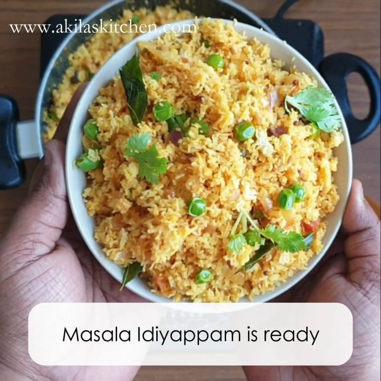 Masala Idiyappam | Left over idiyappam recipes - Learning-to-cook