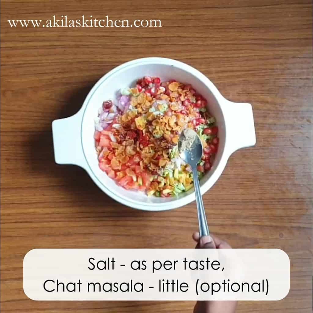 Banana stem chat | Vazhaithandu Salad - Chat Recipes - Akilas Kitchen