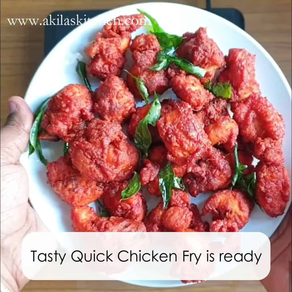 Quick Chicken Fry | How to make Chicken Fry - Learning-to-cook
