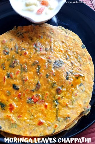 Moringa leaves chappathi | Drumstick leaves chapathi - Learning-to-cook