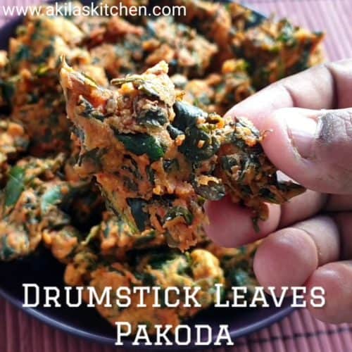 Drumstick leaves pakoda | Moringa Leaves Pakoda - Learning-to-cook