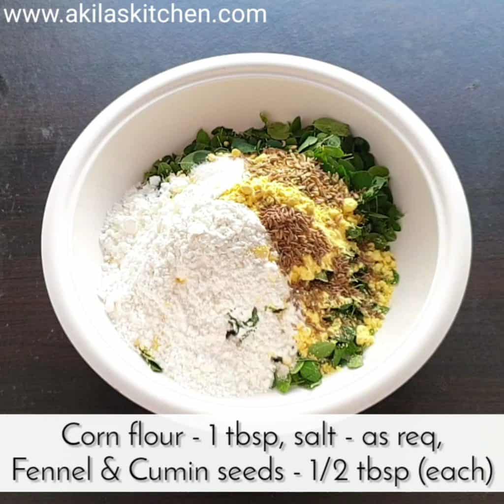 Drumstick leaves pakoda | Moringa Leaves Pakoda - Learning-to-cook