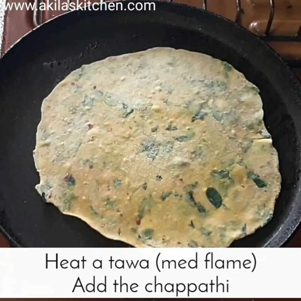 Moringa leaves chappathi | Drumstick leaves chapathi - Learning-to-cook